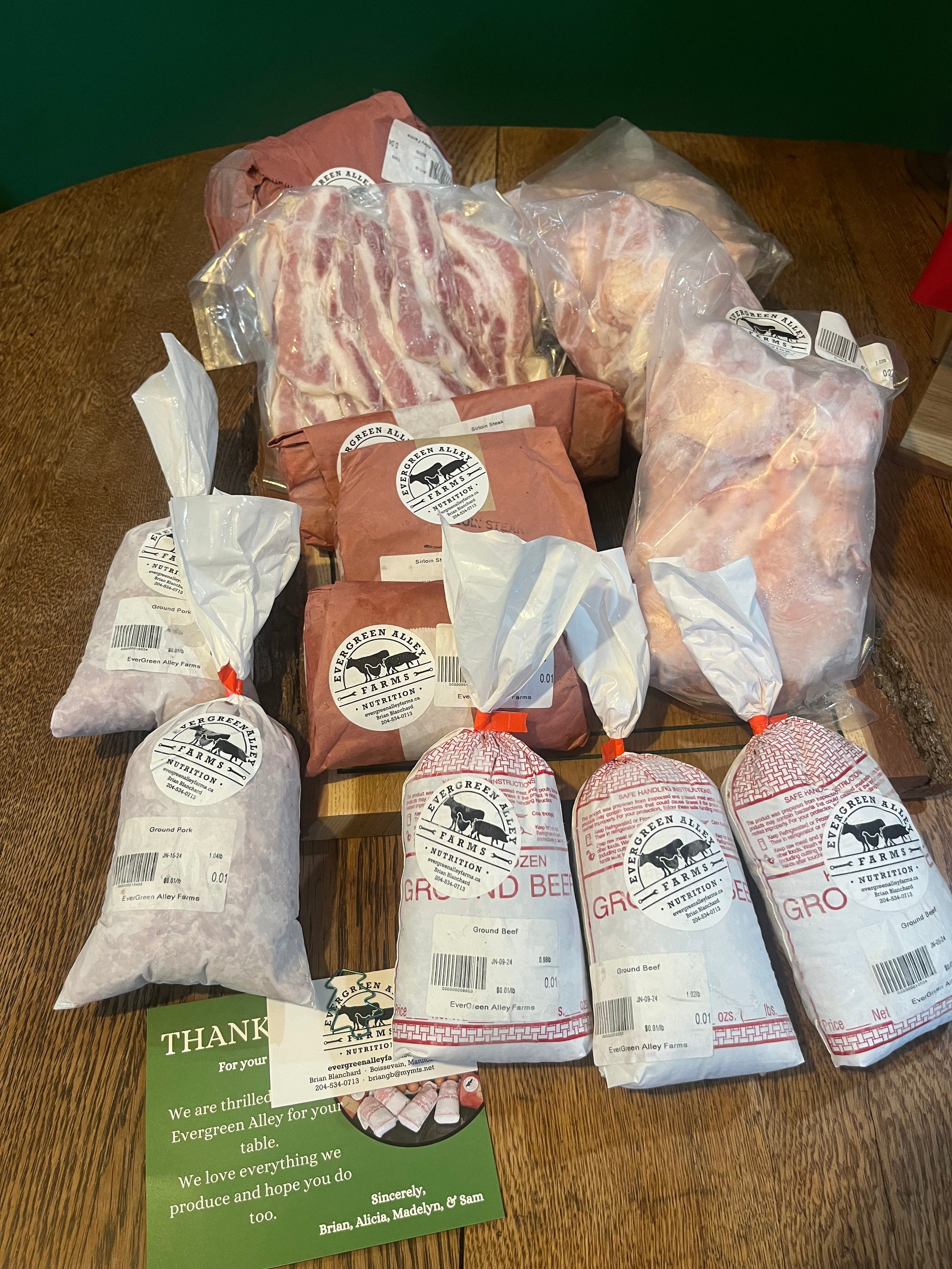 Farmer's Choice Meat Box – EverGreen Alley Farms